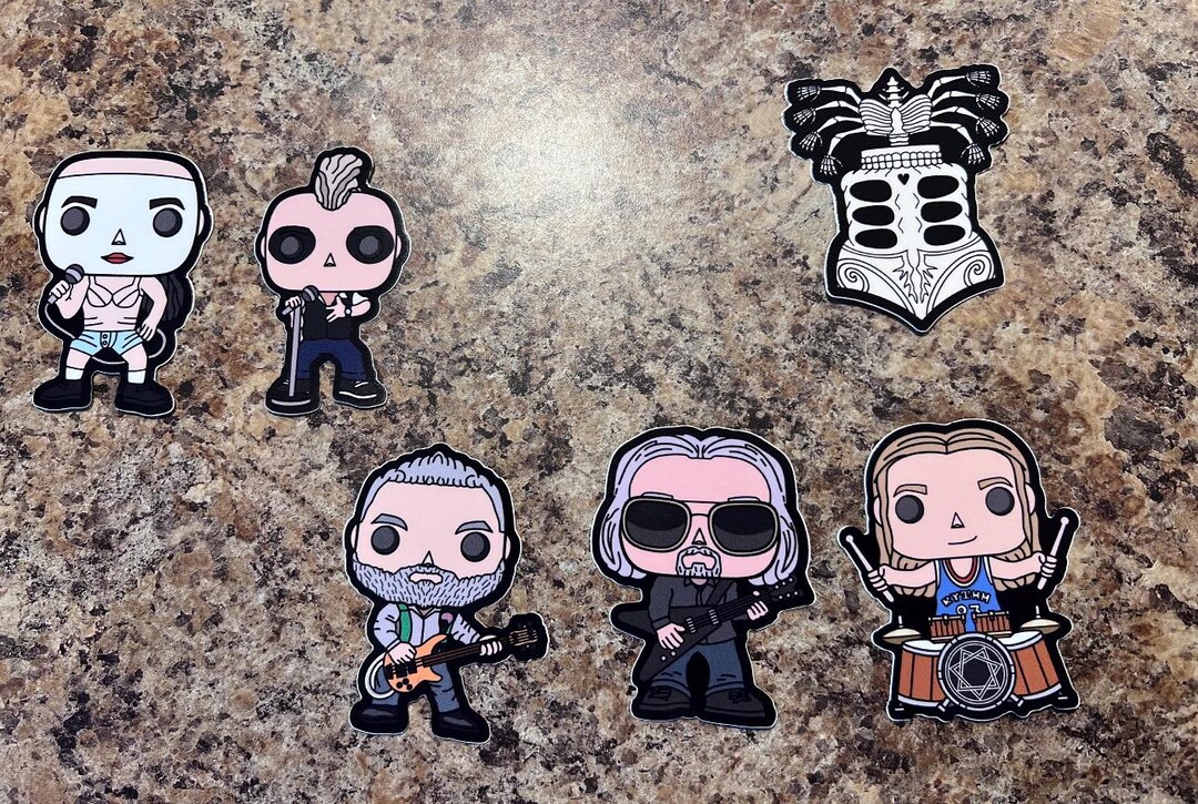 6 Tool Inspired Sticker Set - Etsy