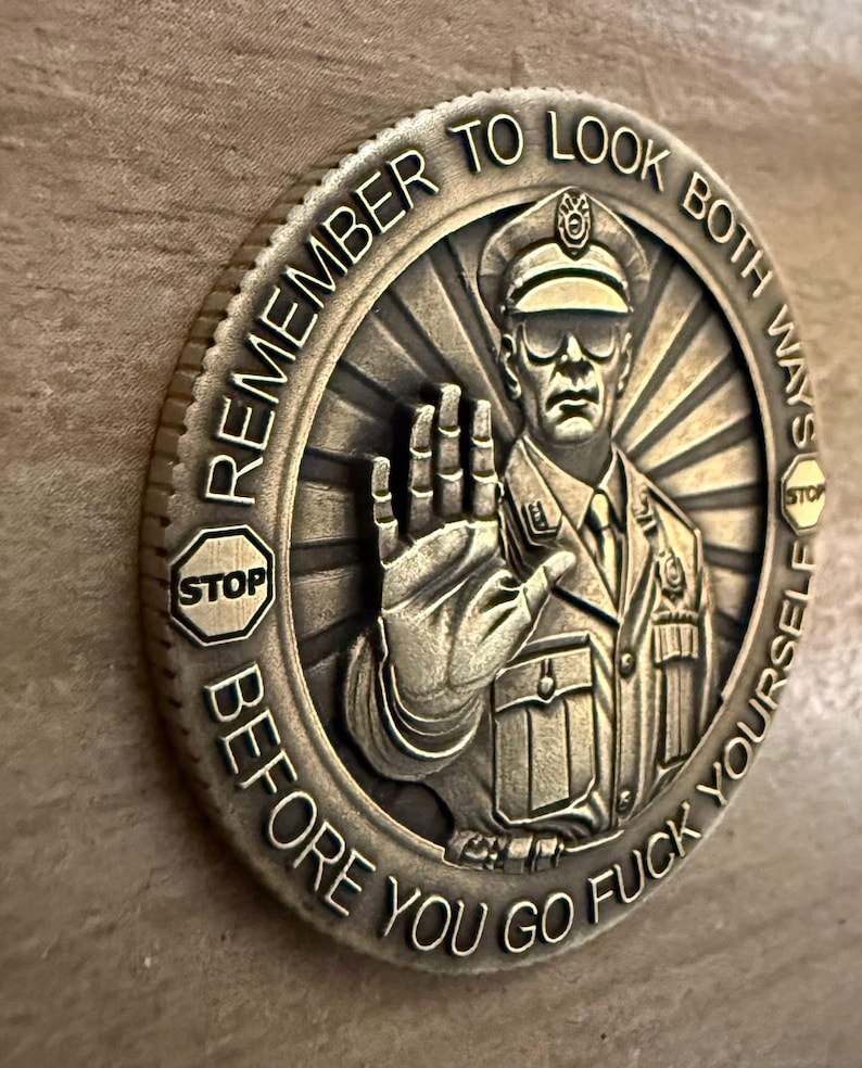 Go F*ck Yourself Brass Challenge Coin: Sarcastic Gag Gift - Etsy