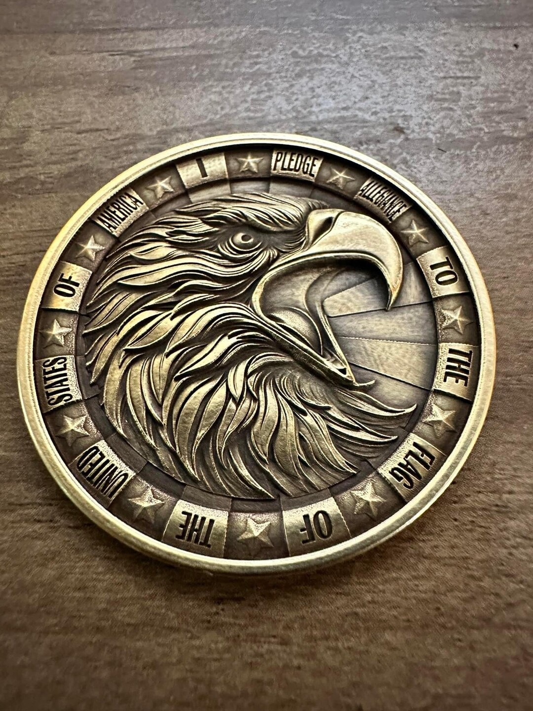 Pledge of Allegiance Bald Eagle - Etsy