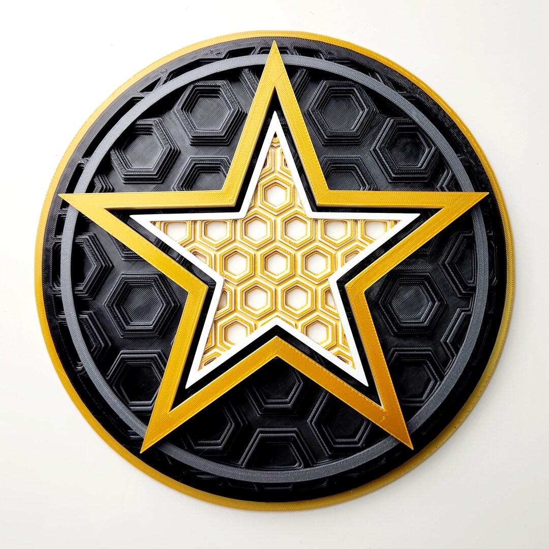 3D Mosaic. Hooah Army of One - Etsy