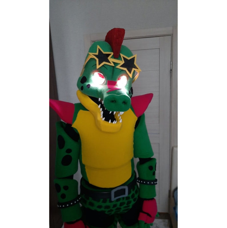 Fnaf Cosplay Costume Monty Montgomery Gator - Etsy Canada