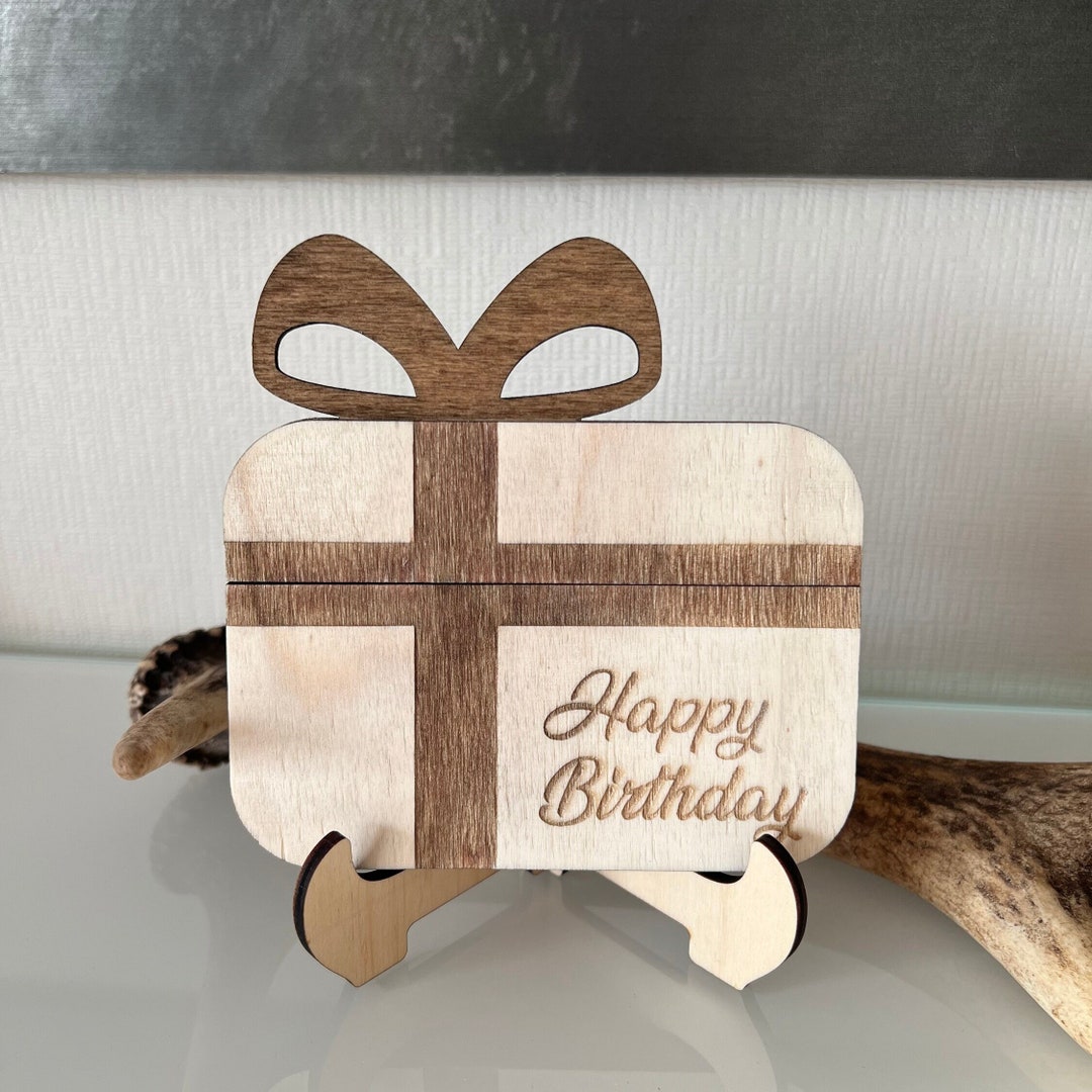 Laser Cut File Template Gift Voucher Card Gift Card Holder Svg, Pdf ...