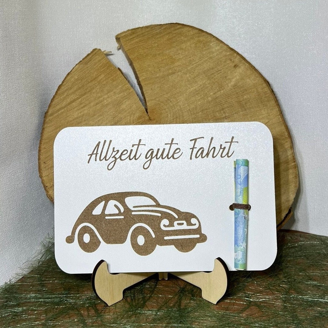 Laser Cut File Template Cash Gift Card Passed Driving Test Instant ...