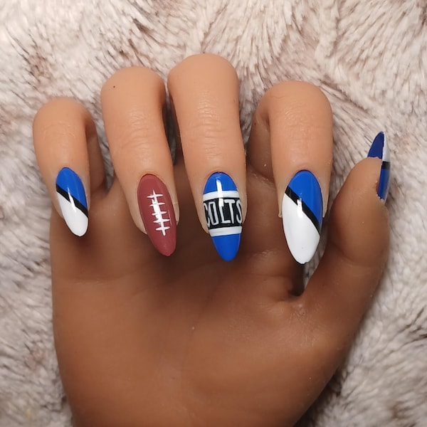 Football Nails - Etsy