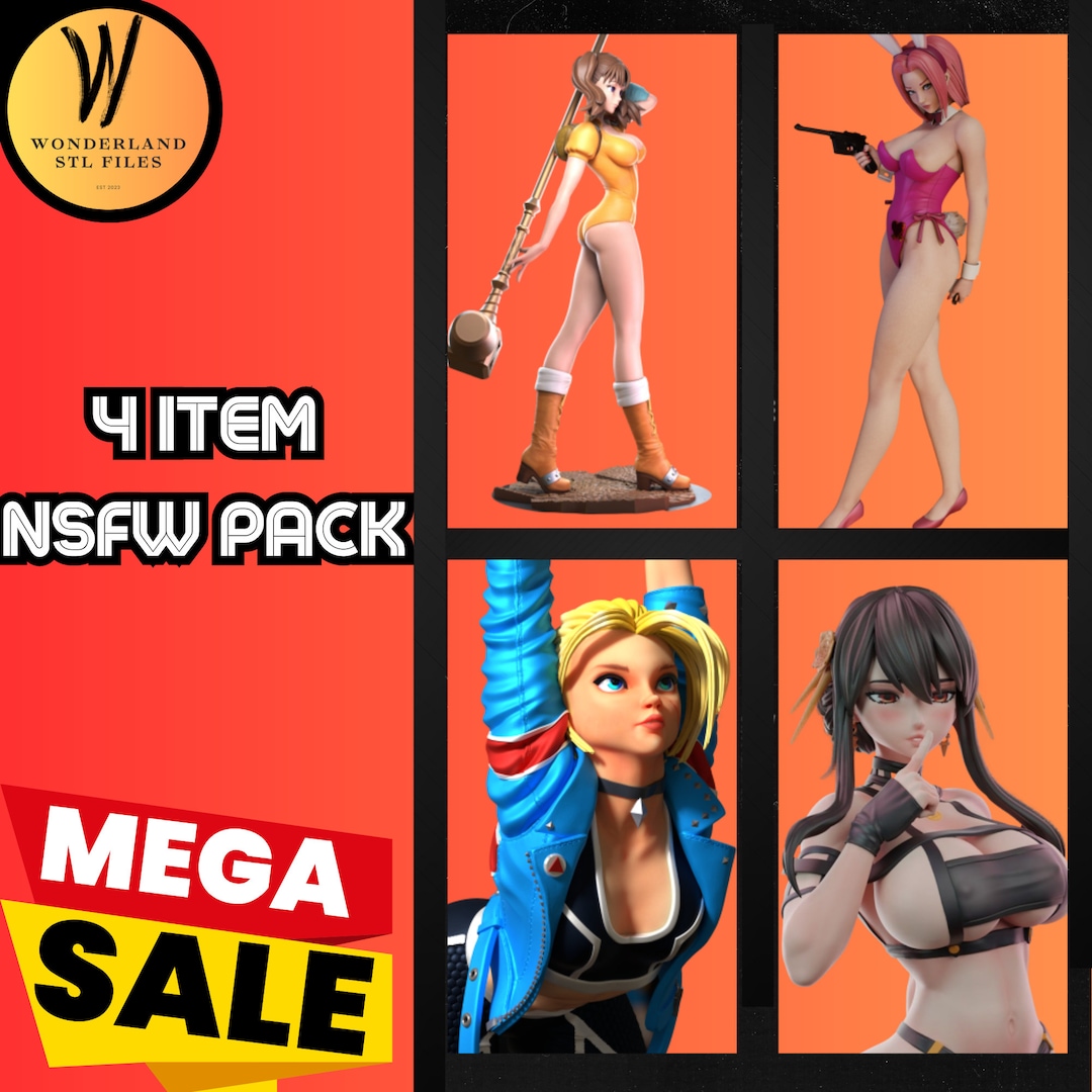 Paquete STL nsfw Archivo STL 3D Modelo de impresora 3D - Etsy México