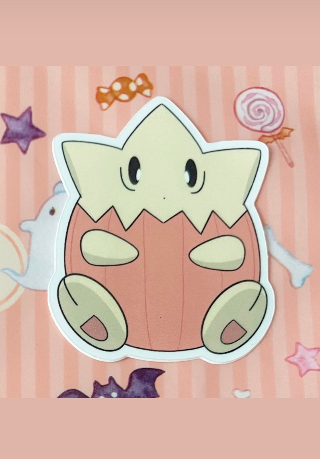 Togepi Pumpkin Halloween Sticker - Etsy