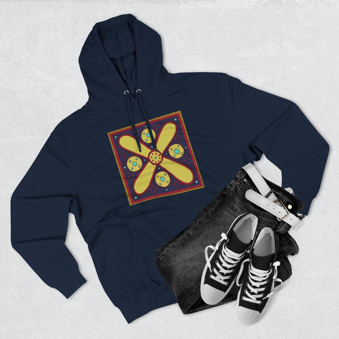Derafsh Kaviani Three-panel Fleece Hoodie, Sassanid Flag, Persian ...