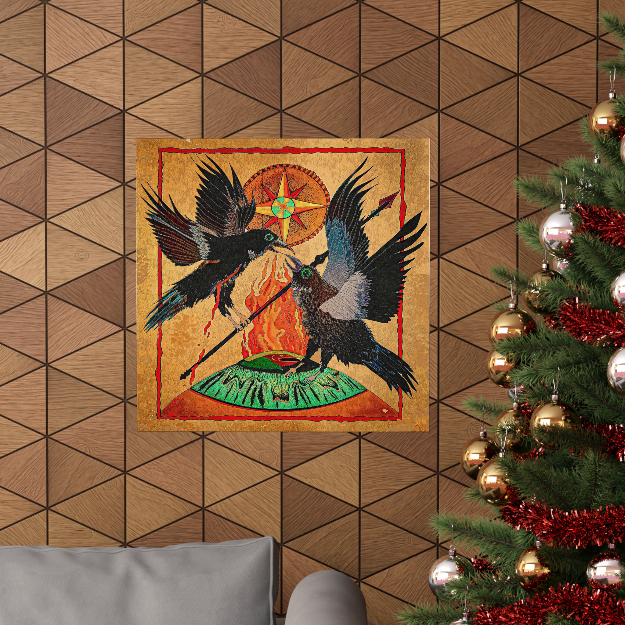 Eye of Odin Norse Nordic Raven Crow Huginn Muninn Mythology Magic ...