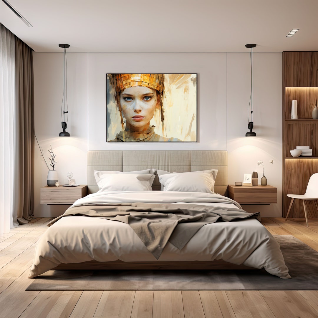 Ancient Egyptian Queen Cleopatra Portrait Livingroom Wall Art ...
