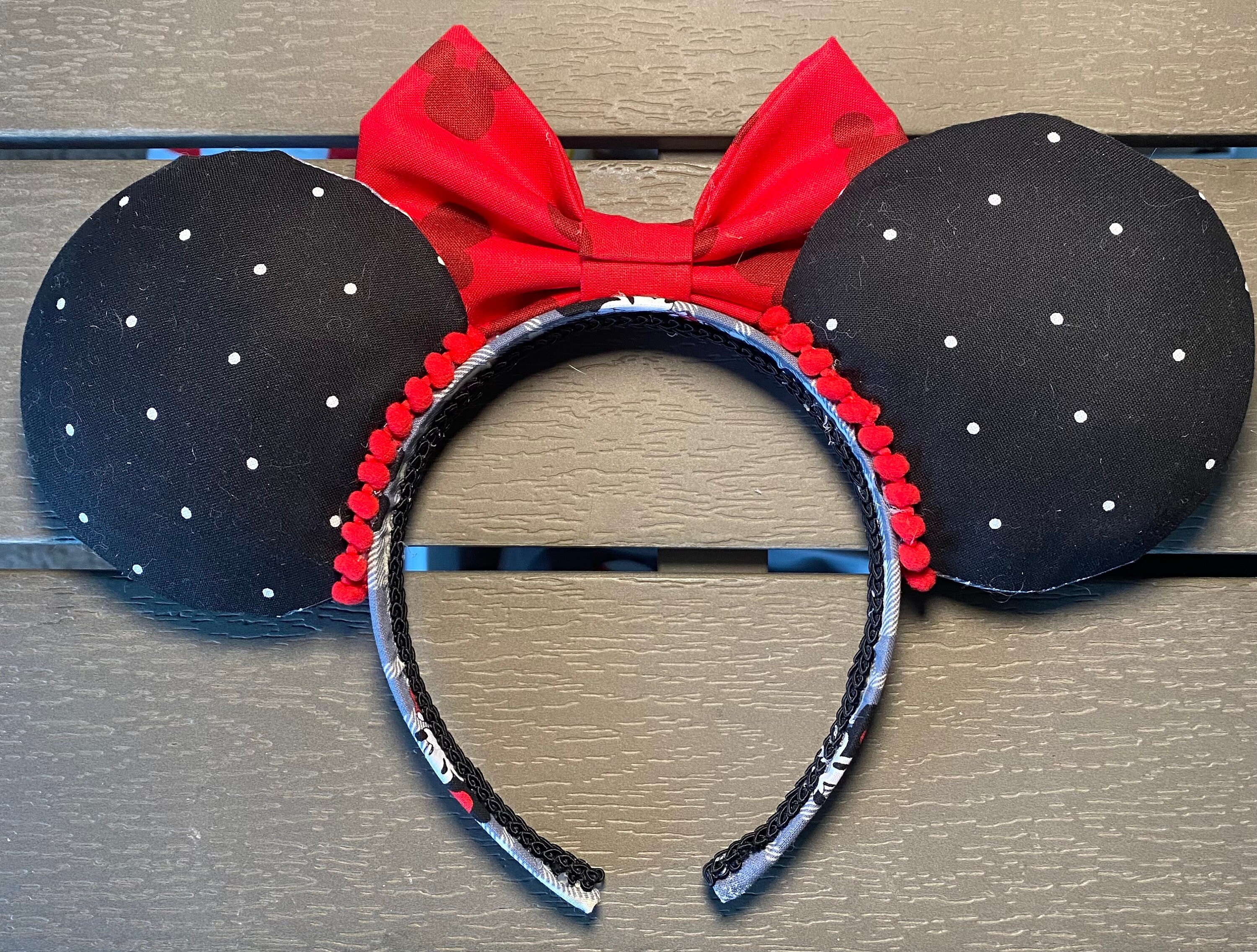 Minnie Mouse Ears Mickey and Minnie Mouse Inspired Ears - Etsy