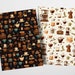 Vintage Coffee Shop Paper Pack | 20 Printable Pngs (digital Download ...