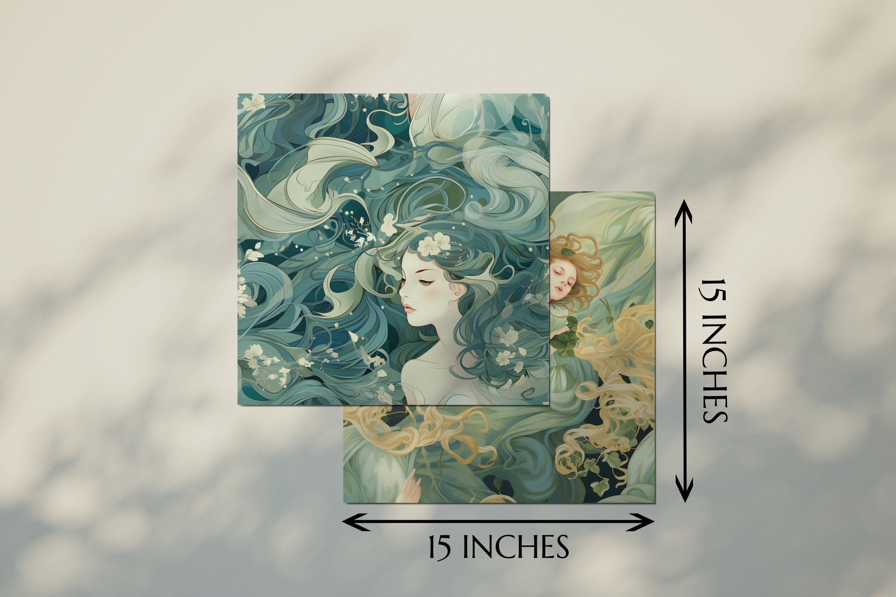 Art Nouveau Seamless Patterns 20 Vintage Historical Seamless Textures ...