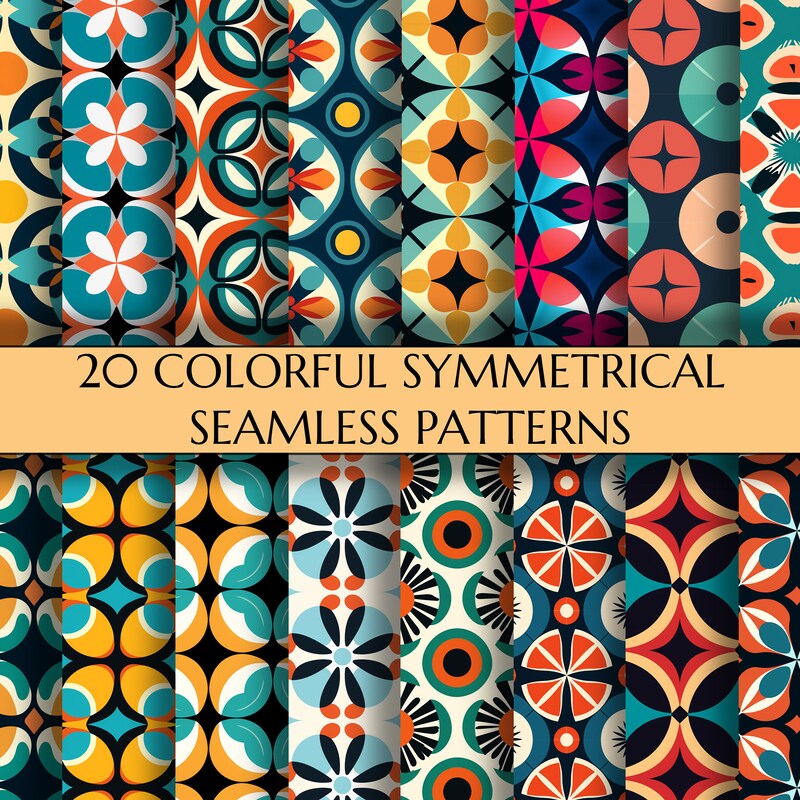Symmetric Pattern - Etsy