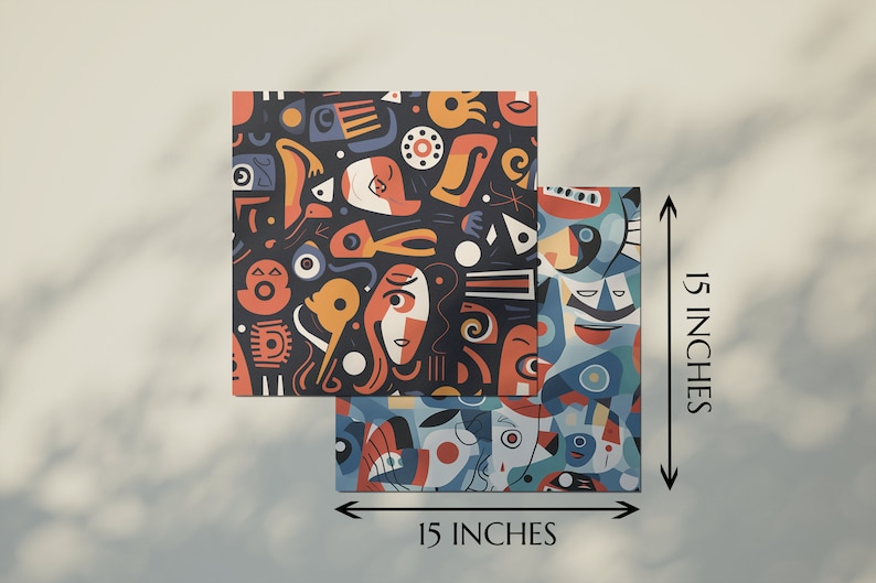 Colorful Dadaism Art Seamless Pattern | Dadaism Art Seamless Texture ...