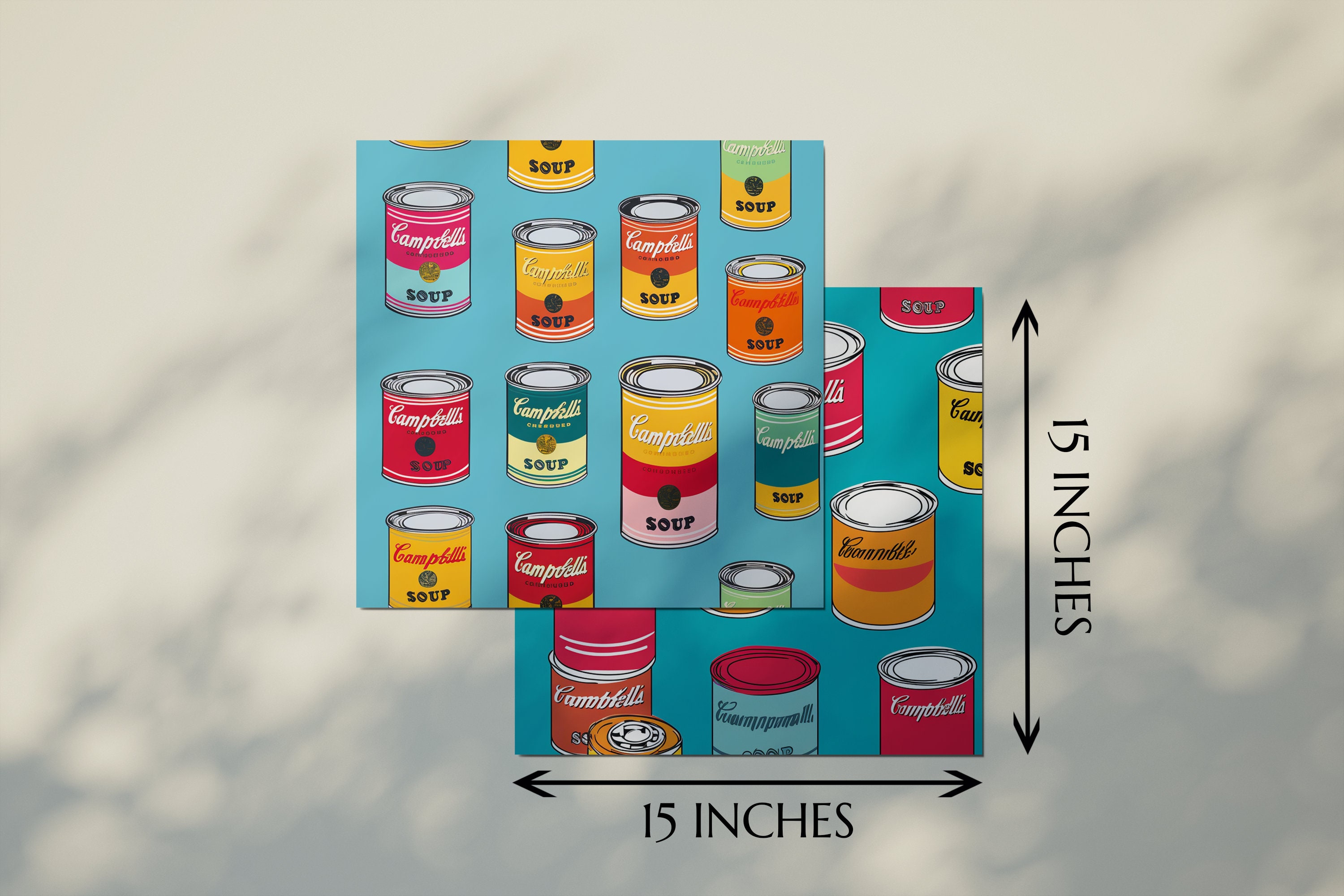 Vintage Pop Art Cans Seamless Patterns | 20 Colorful Cans Seamless ...