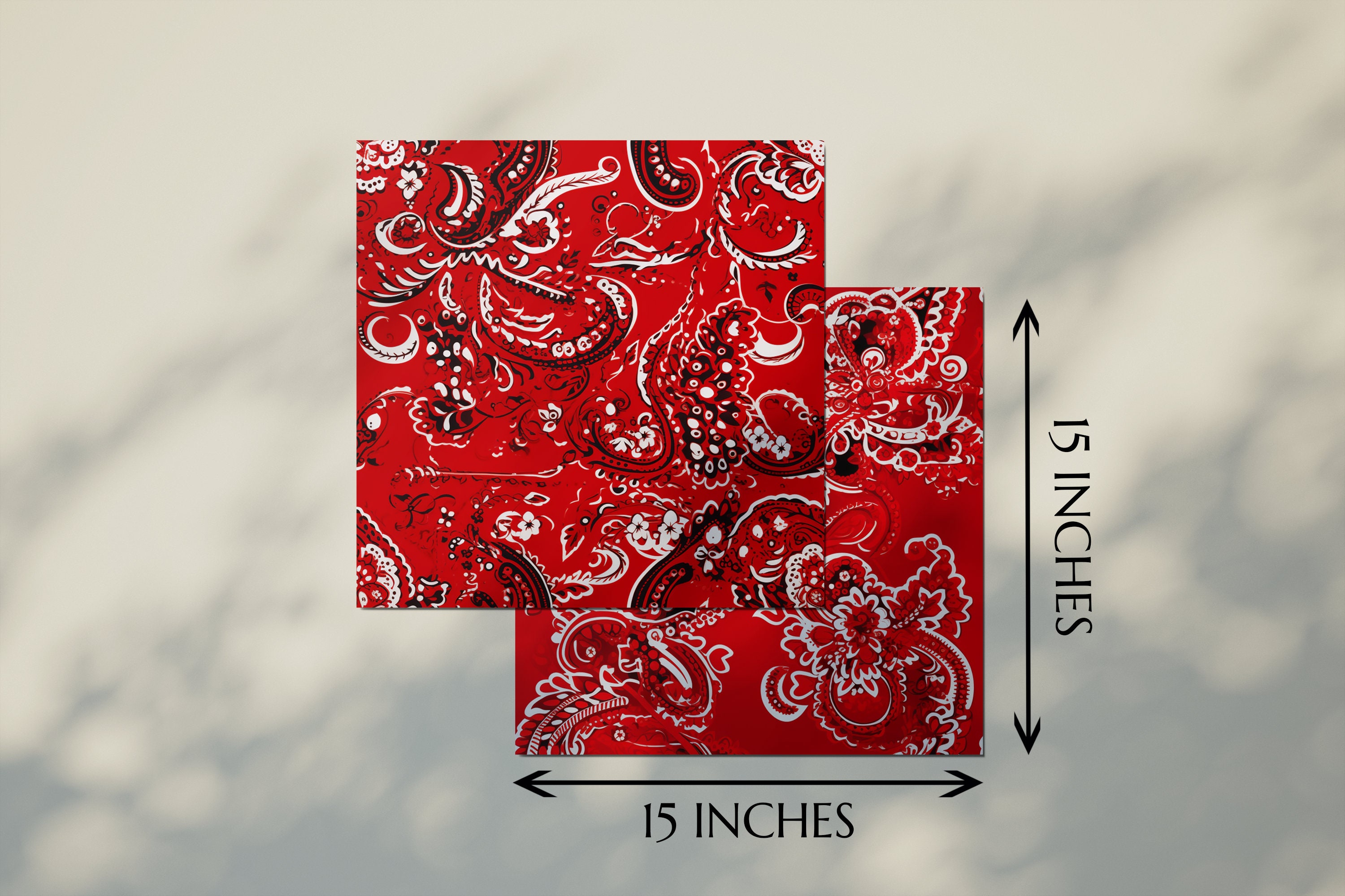 Red Bandanas Seamless Patterns | 20 Paisley Pattern Seamless Textures ...
