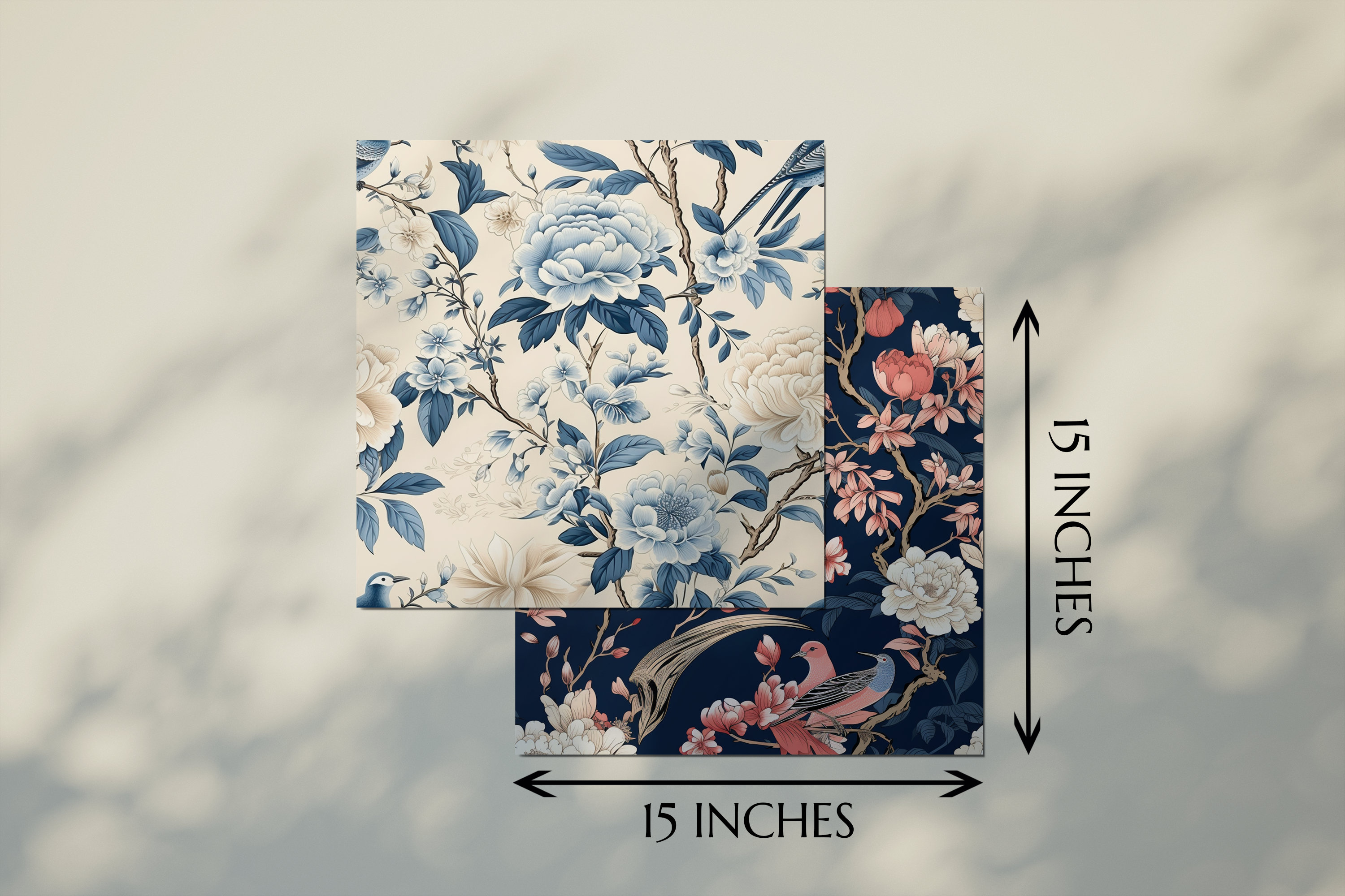 Vintage Chinoiserie Art Seamless Patterns | 20 Japanese Art Seamless ...