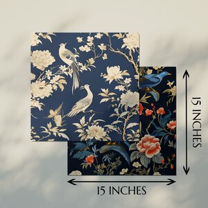 Vintage Chinoiserie Art Seamless Patterns | 20 Japanese Art Seamless ...