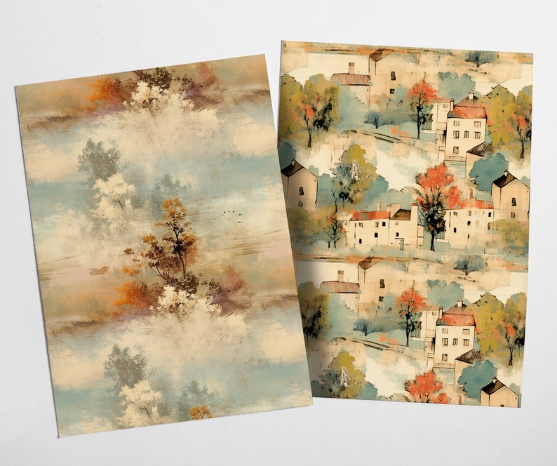 Vintage Impressionism Art Digital Paper Pack | 20 Old Impressionism Art ...