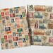 Vintage Postage Stamps Digital Paper | Scrapbook, Decoupage (PDF) - Etsy