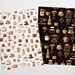 Vintage Coffee Shop Paper Pack | 20 Printable Pngs (digital Download ...