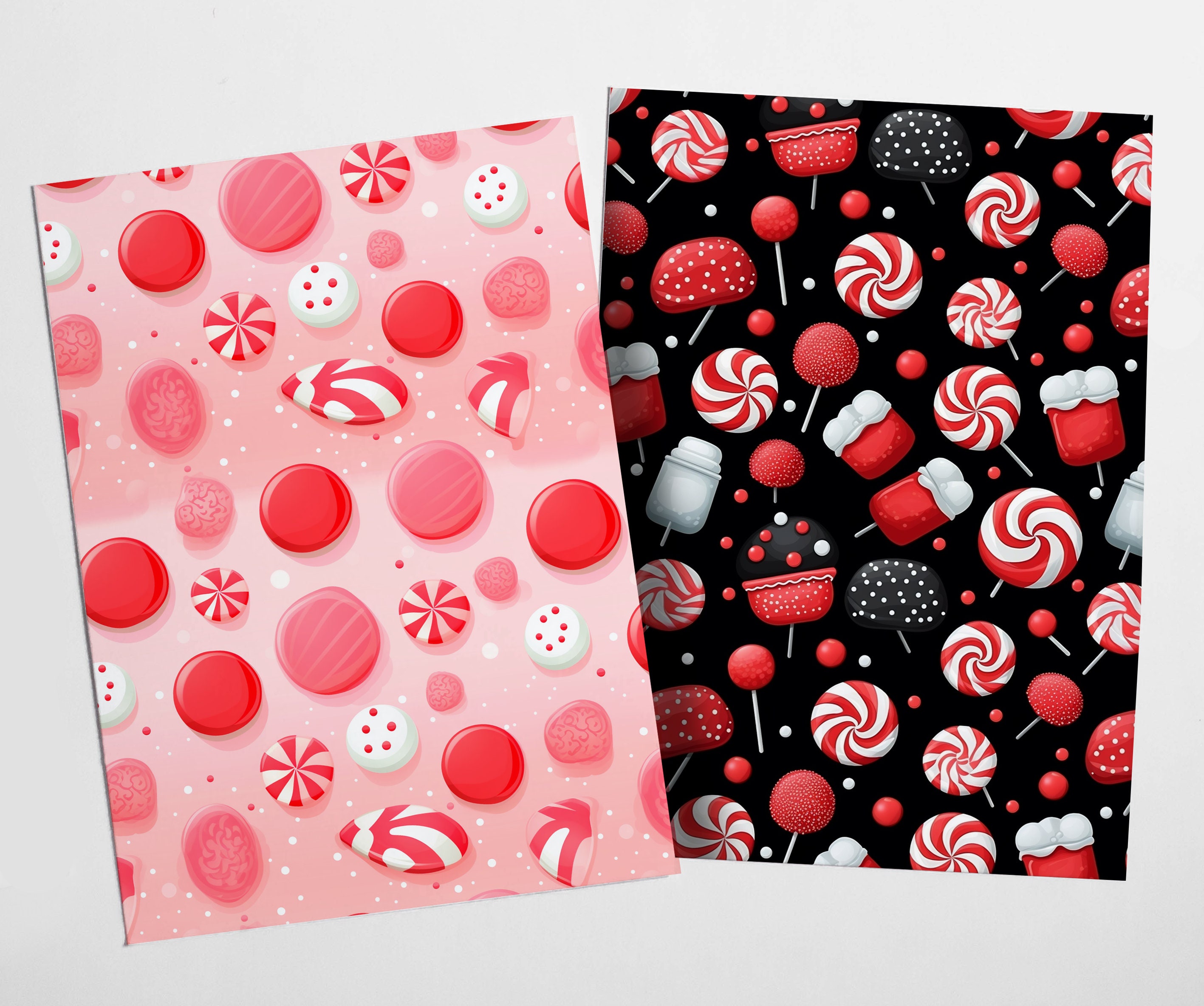 Colorful Doodle Candy Digital Paper Pack 20 Cute Candy Papers Digital ...