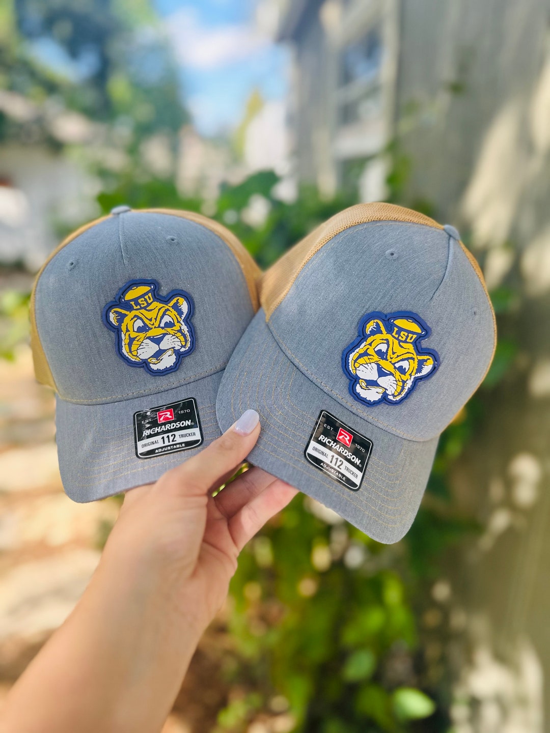 LSU Rubber Patch Hat - Etsy