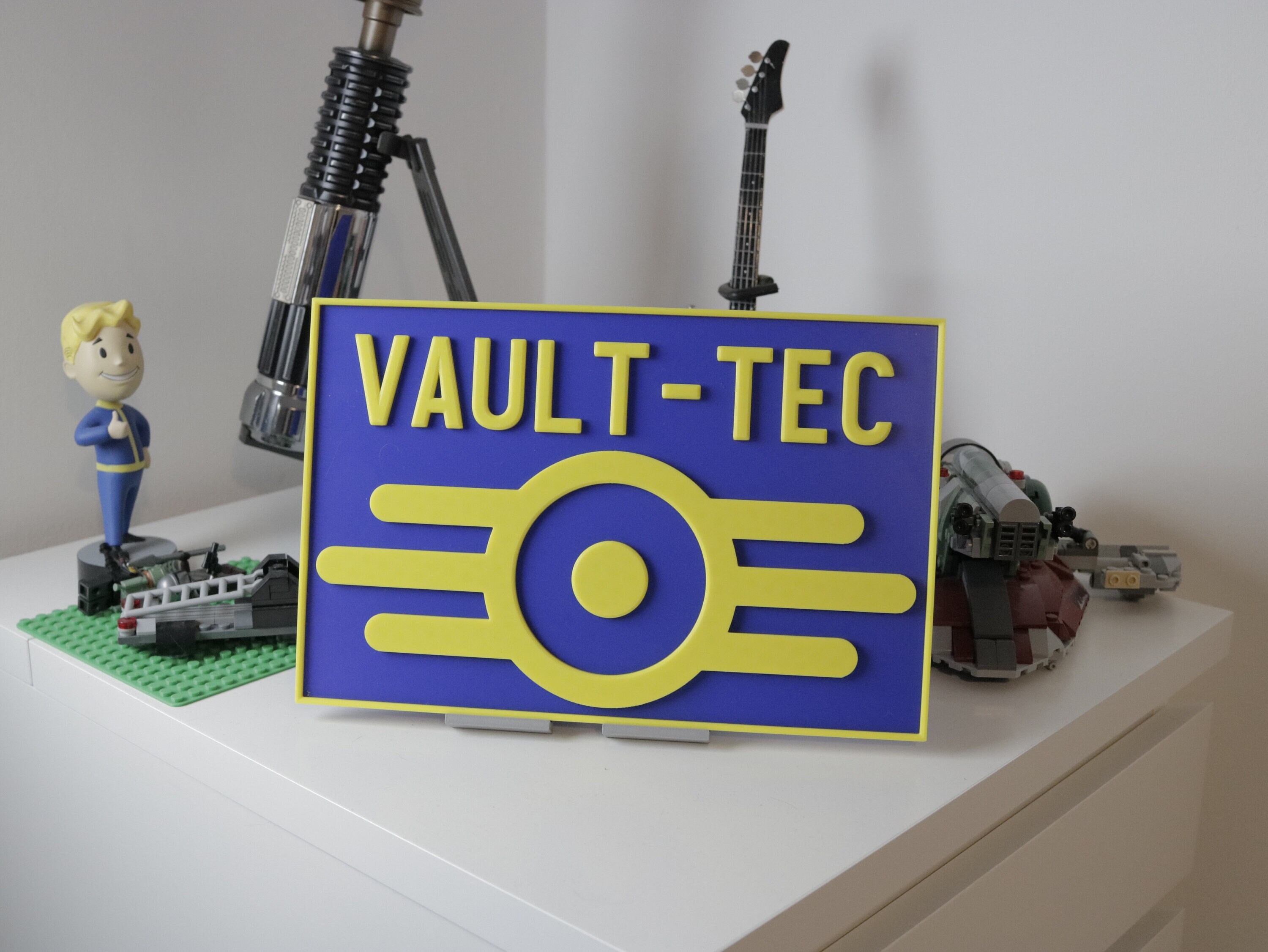 Vault-tec Logo Sign Fallout Series Gaming Sign Man Cave Funny Sign Door ...