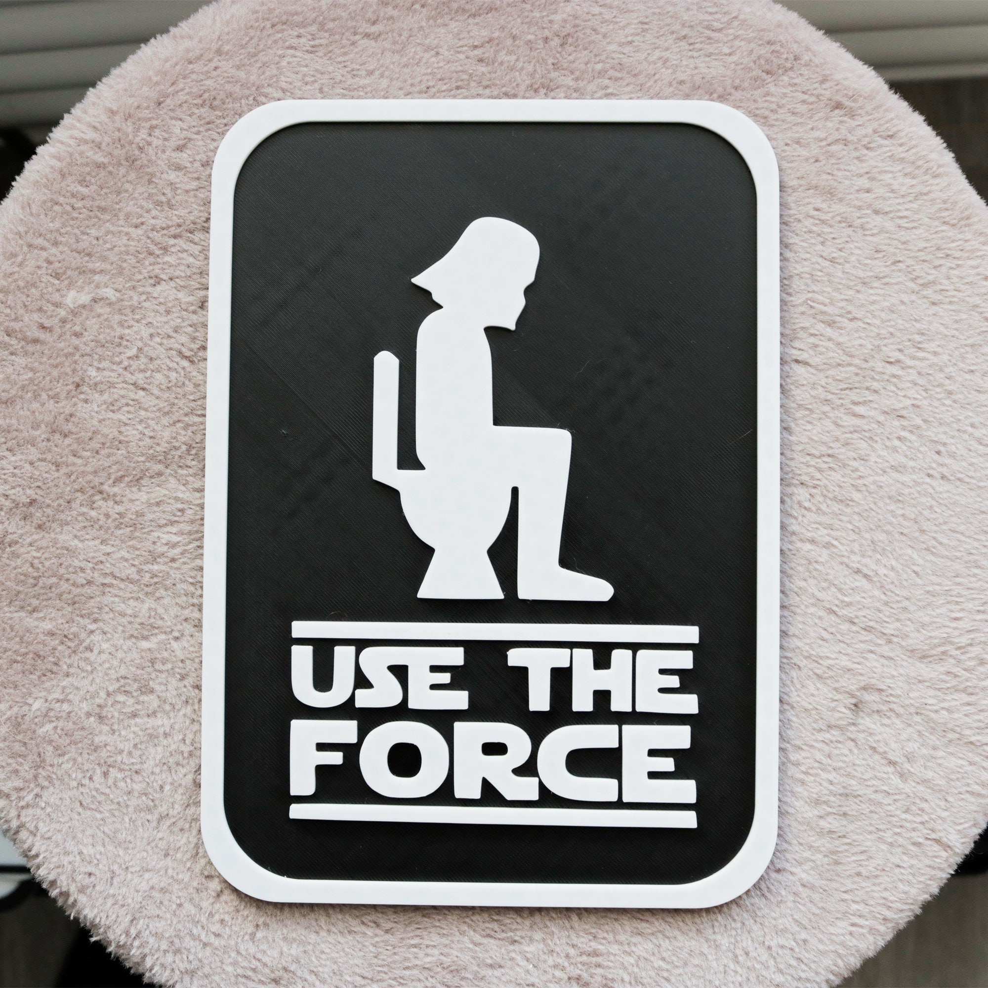 Star Wars Toilet Sign | Use the Force | Darth Vader | Gaming | Man Cave ...
