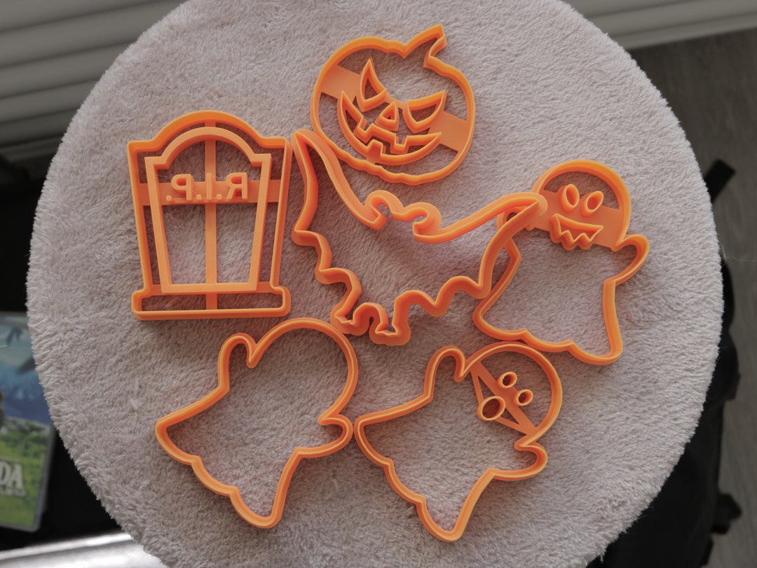 Halloween Cookie Cutters 3D Printed | Autumn | Ghost | Pumpkin | Bat ...