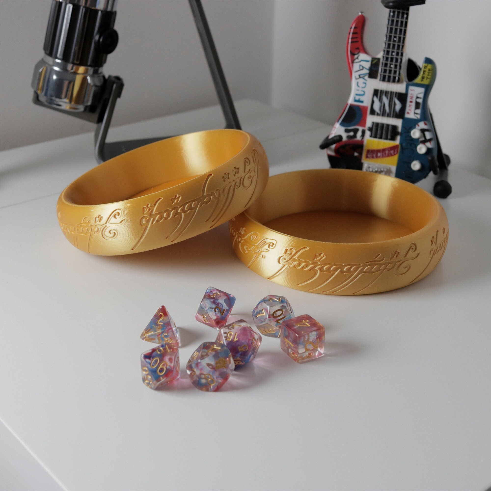 The Lord of the Rings Dice Tray Fellowship Tabletop Gaming Dice Bowl ...