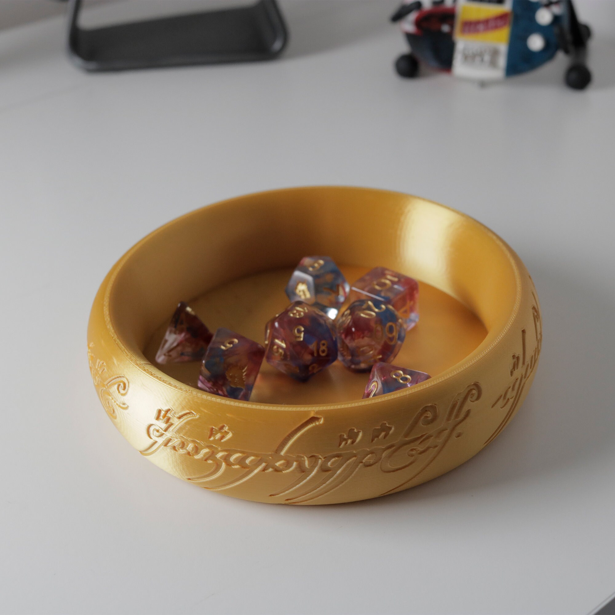 The Lord of the Rings Dice Tray | Fellowship | Tabletop Gaming | Dice ...
