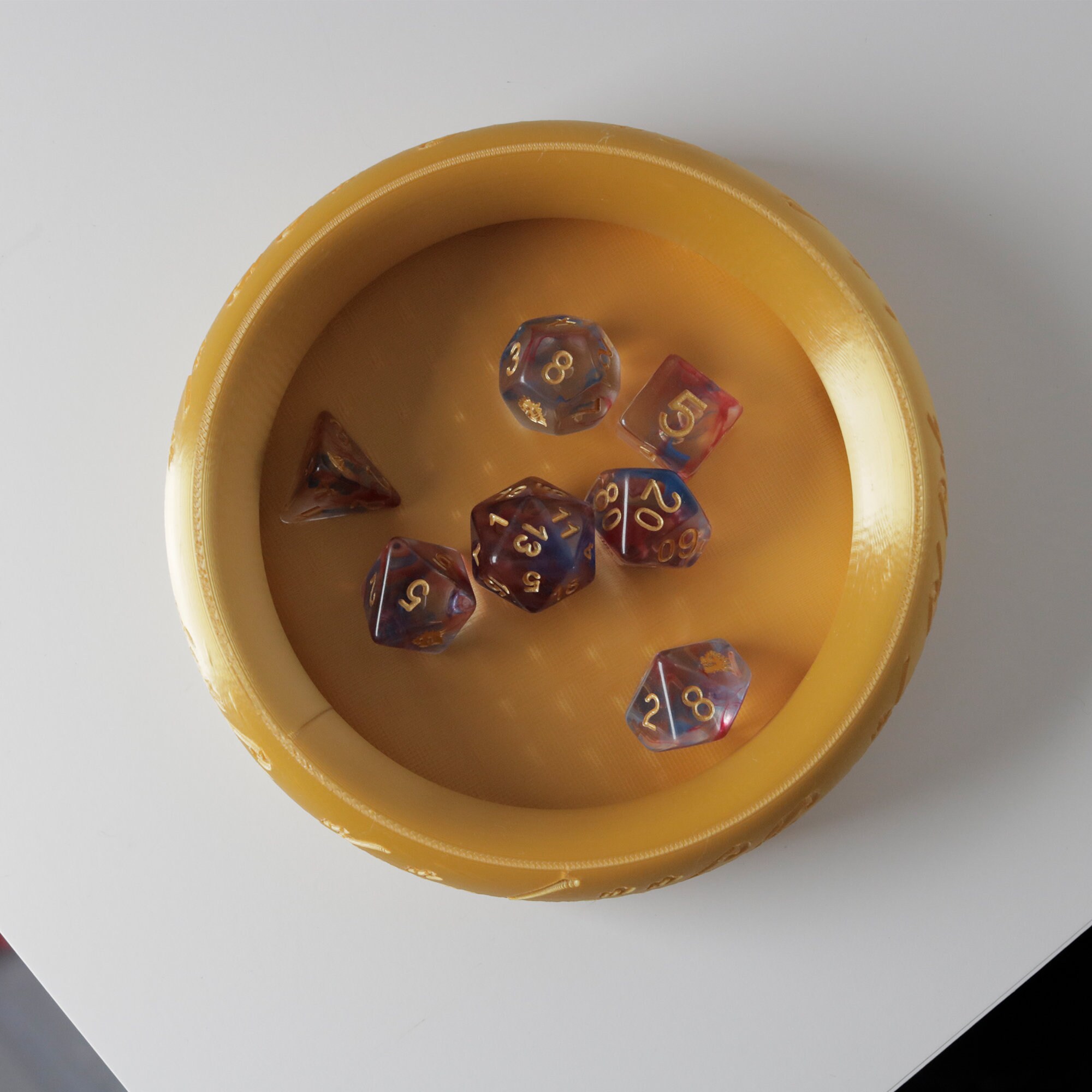 The Lord of the Rings Dice Tray Fellowship Tabletop Gaming Dice Bowl ...