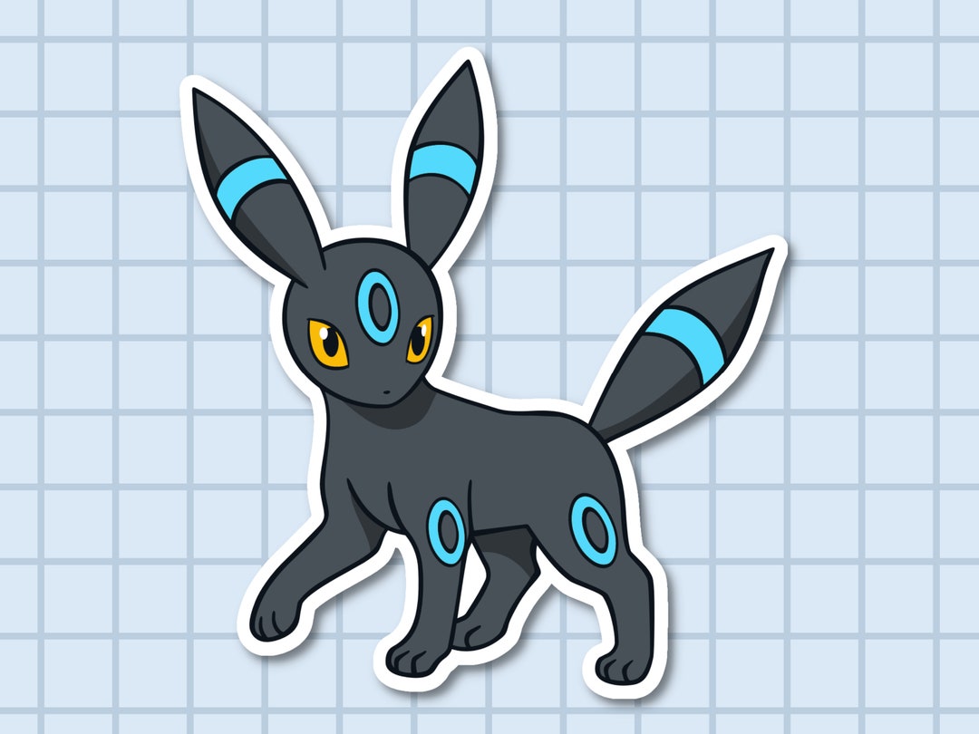 UMBREON Pokemon Stickers Video Game Stickers Laptop Stickers - Etsy