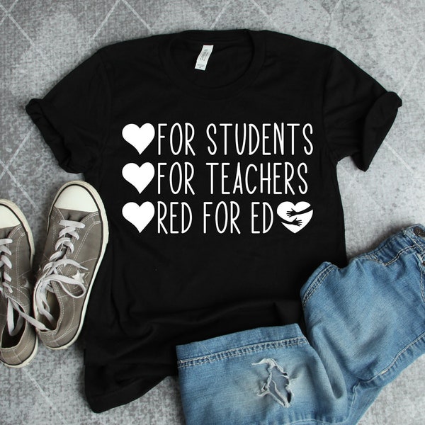 Red for Ed Tshirt - Etsy