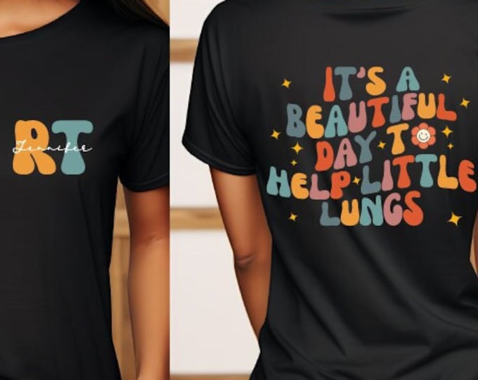 Nicu RT Shirt, Respiratory Therapist NICU Tshirt, Neonatal ICU ...