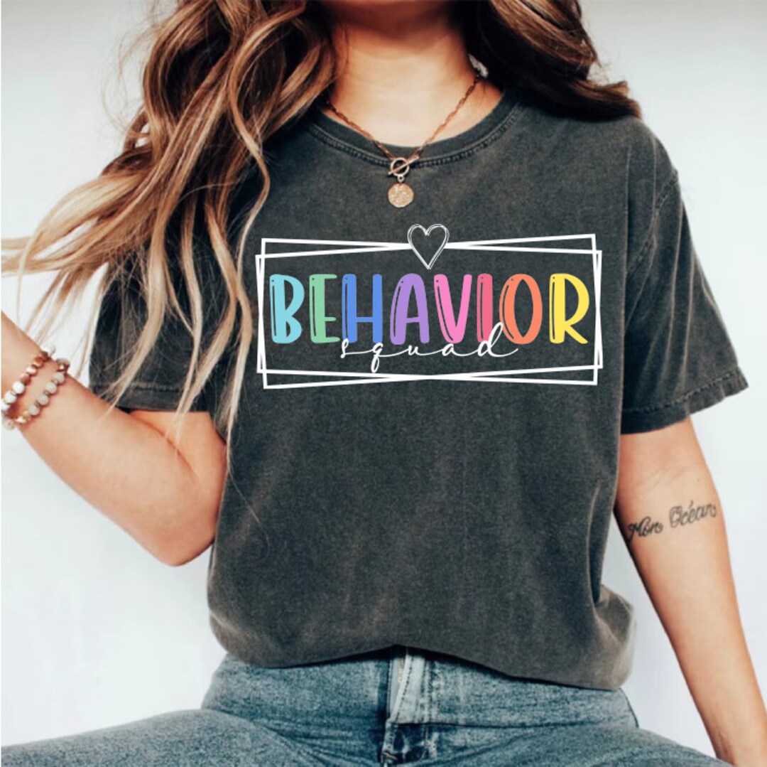 Behavior Squad, ABA Shirts, ABA Therapy Shirt, Behavior Technician ...