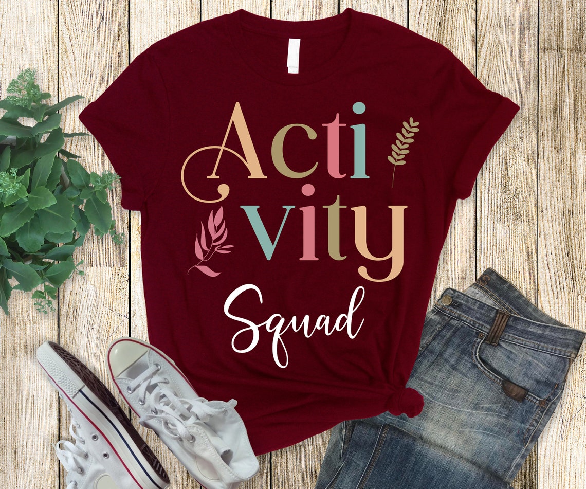 Activity Squad T-shirt: Retro Activities Assistant Tee - Etsy