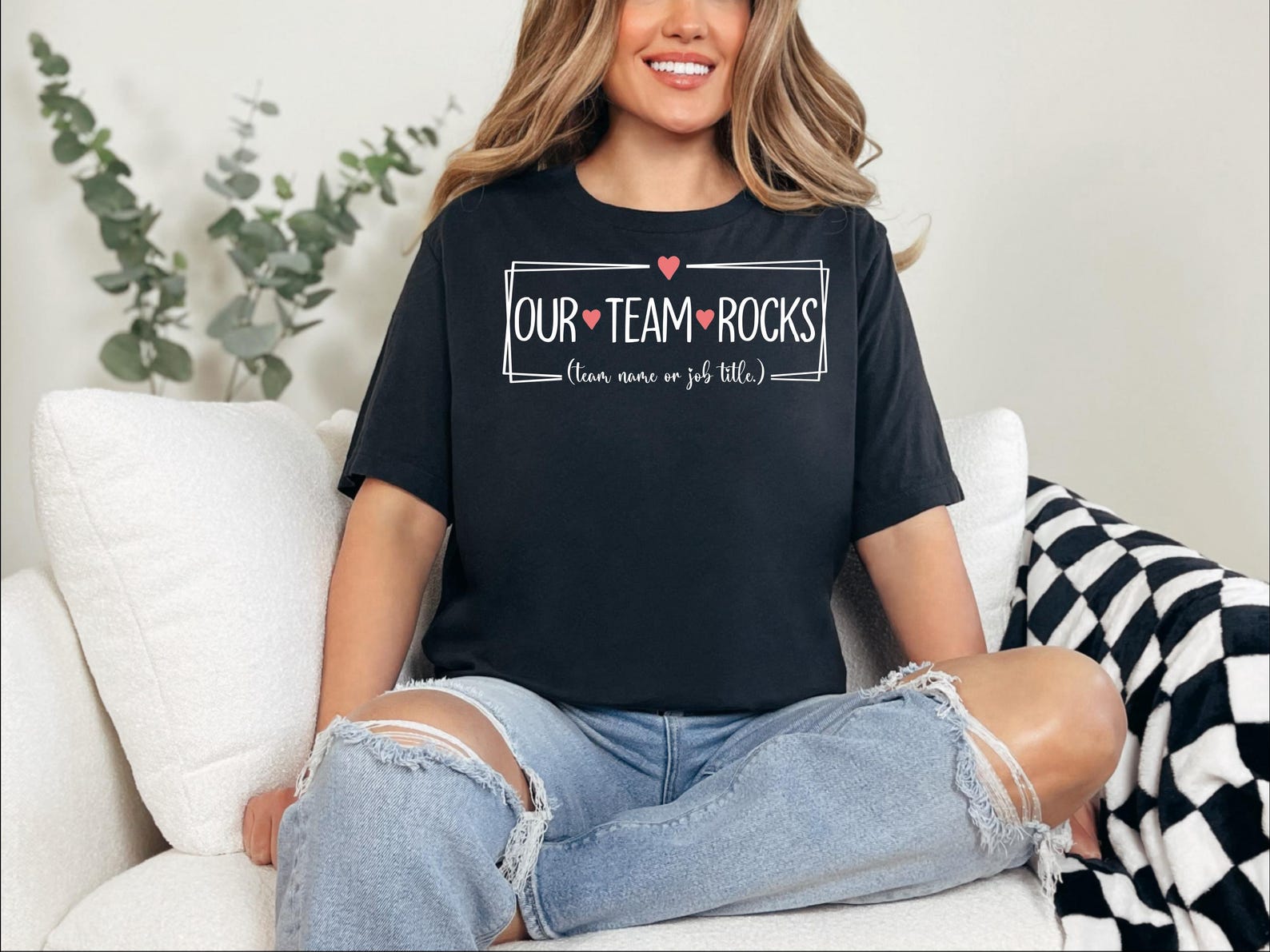 Customize Our Team Rocks T-shirt: Work Team Shirt - Etsy