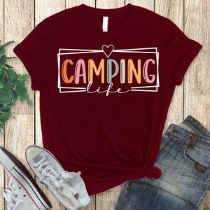 Camp Life Shirt: Unisex Camping Adventure Tee - Etsy