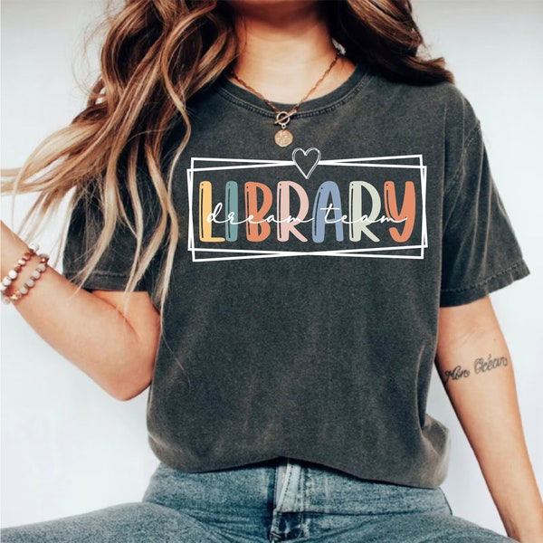 Library T Shirt - Etsy