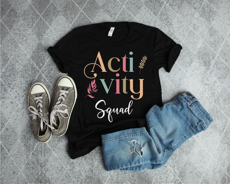 Activity Squad T-shirt: Retro Activities Assistant Tee - Etsy