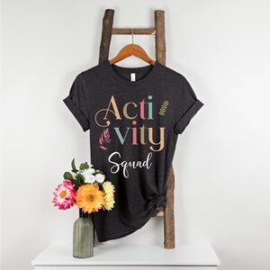 Activity Squad T-shirt: Retro Activities Assistant Tee - Etsy