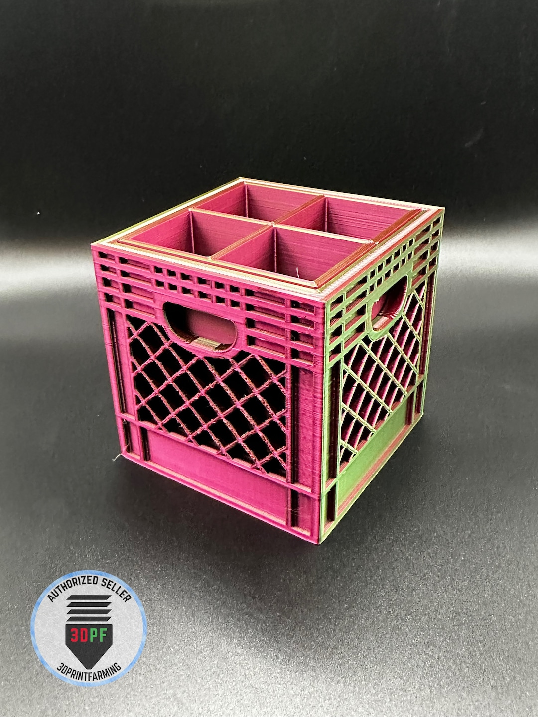 Mini Organizer Crate 4 Compartment/ Organizer/ Desk Storage/ Office ...