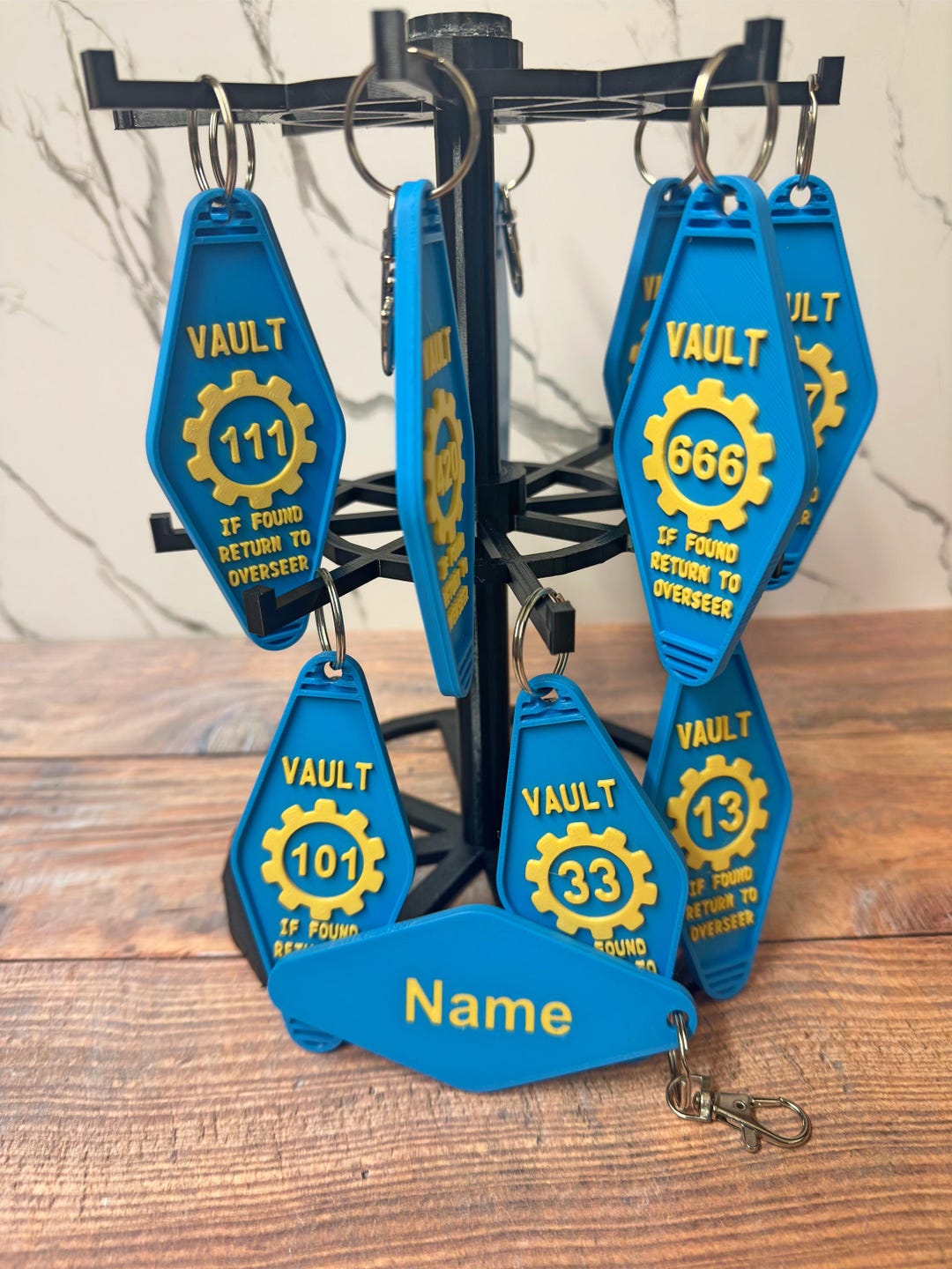 Fallout Vault Tec Keychains - Etsy Australia