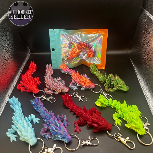 Keychain Dragon 3d Print - Etsy