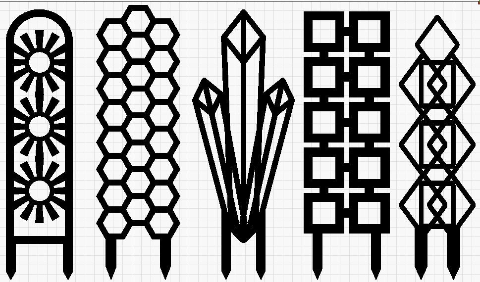 40 Indoor Plant Trellis SVG Mega Bundle (40 Pack) for Glowforge and ...