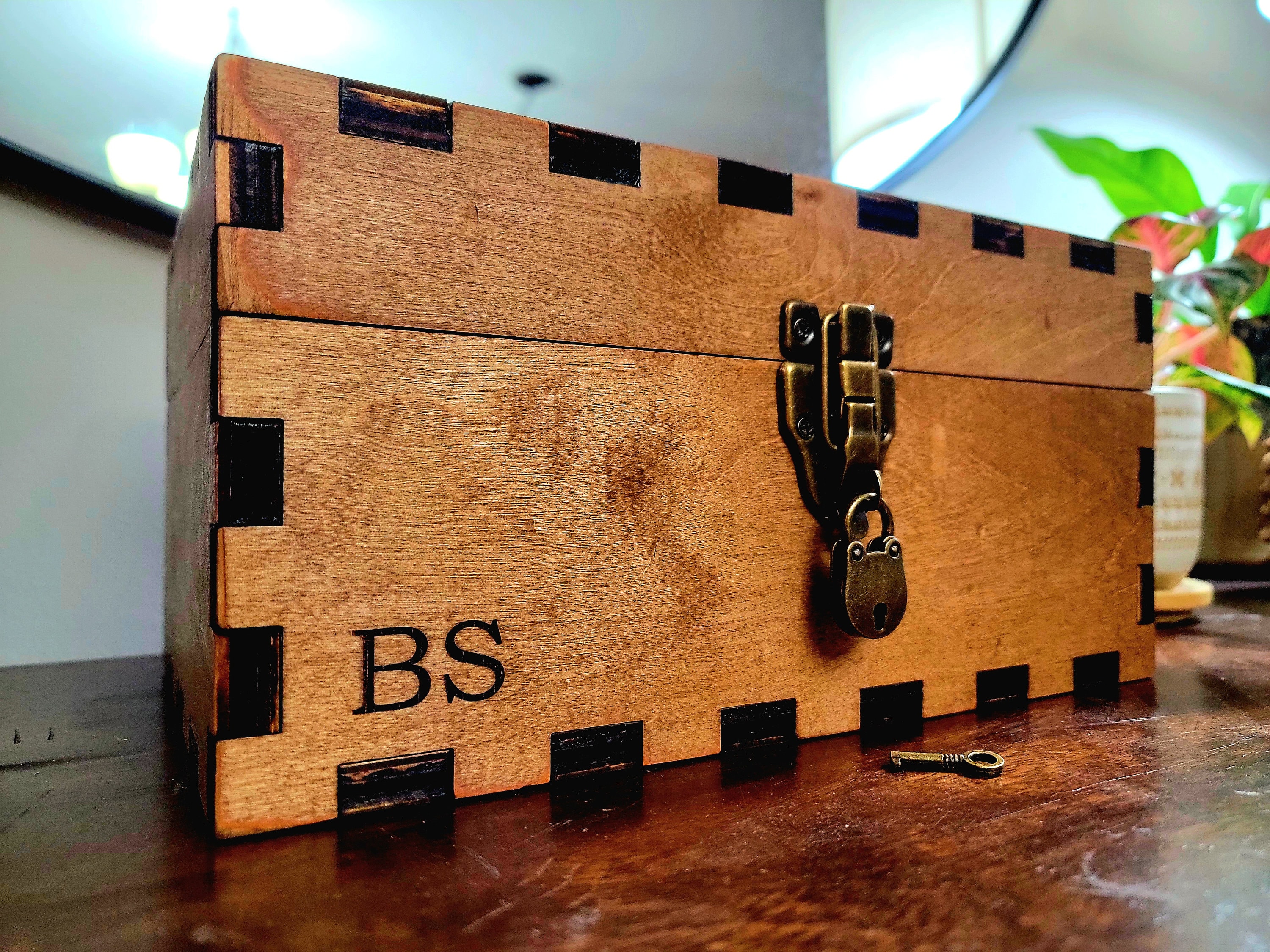 Finger Jointed Box SVG File: Laser Cut Plans for Glowforge/xtool ...