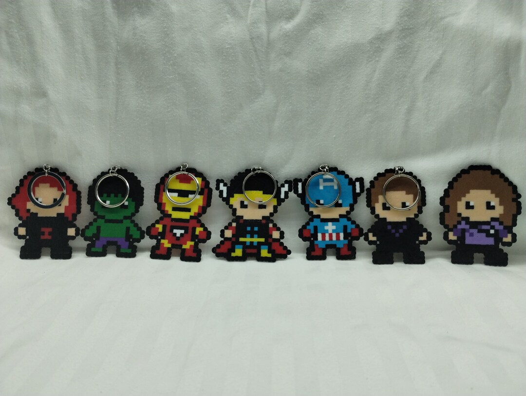 Marvel Mini Perler Bead Minifigures - Etsy Canada