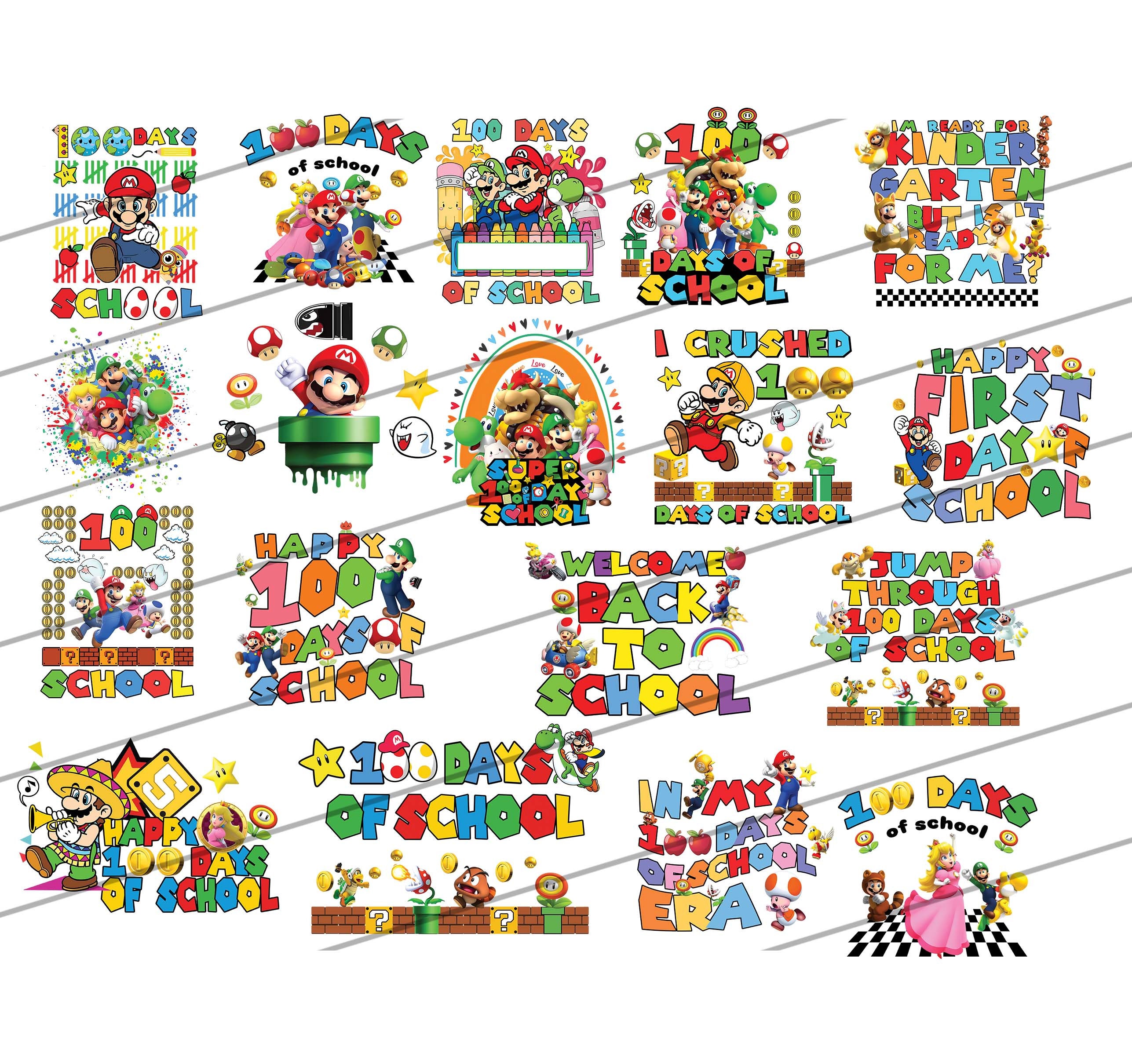 18 100 Days of School Bundle, Happy 100 Days of School Bundle, 100 Days ...